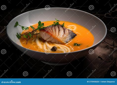 Fish Cod Fillet Codfish Meal Halibut Meat Abstract Generative Ai