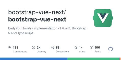 Github Bootstrap Vue Nextbootstrap Vue Next Early But Lovely Implementation Of Vue 3