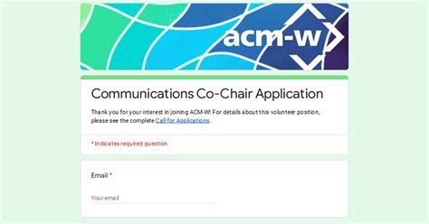 Acm W Acms Women In Computing On Linkedin Communications Co Chair