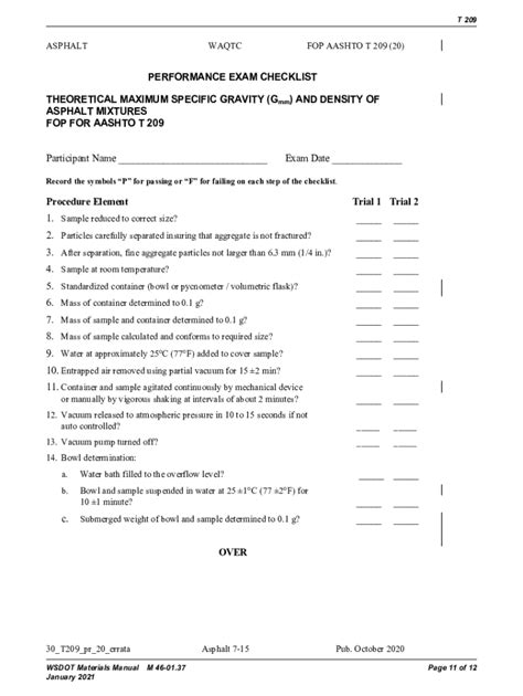 Fillable Online THEORETICAL MAXIMUM SPECIFIC GRAVITY G AND DENSITY OF Fax Email Print