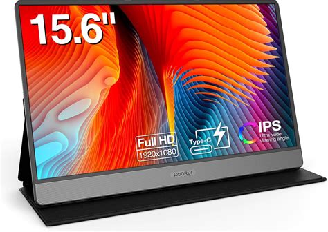 KOORUI B Portable Monitor Inch X FHD IPS Second Screen With Built In Speakers