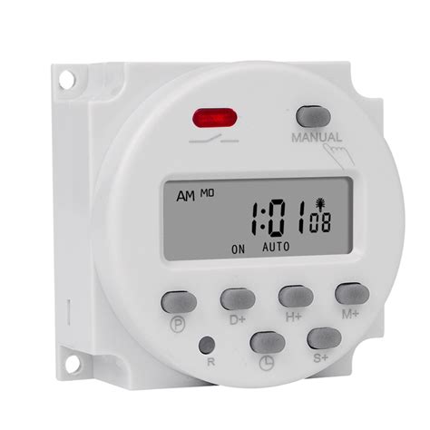 SINOTIMER 1 Second Interval 220V Digital LCD Timer Switch 7 Days Weekly Programmable Time Relay