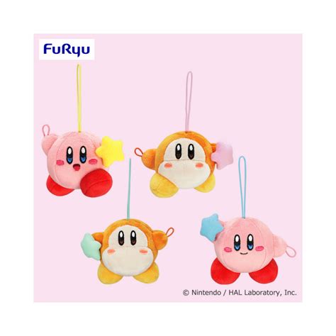 Plush Osoroi Pose Mascot Yellow Kirby Meccha Japan