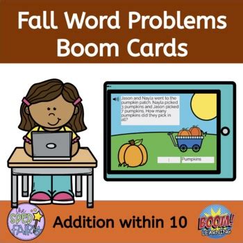 Fall Addition Word Problems By The SPED Fairy TPT