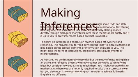 English Analysing Themes And Ideas Presentation Beige Pink Lined Stylepptx