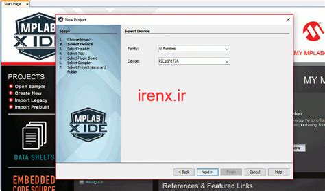 آموزش ایجاد پروژه در نرم افزار MPLABX آموزش PIC