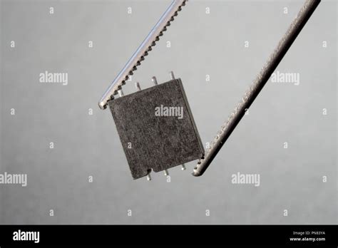 Micro Chip Quantum Processor Concept Stock Photo Alamy