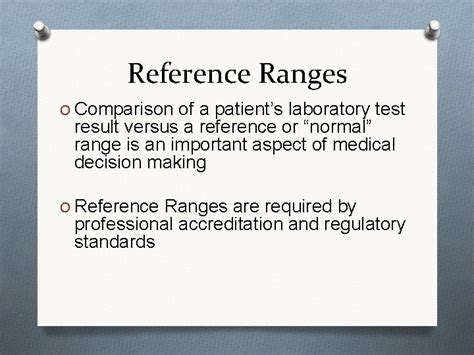 Module 6 Normal Values How Are Normal Reference