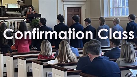 confirmation class mayflower church