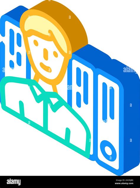 Documentation Of Sales Isometric Icon Vector Illustration Stock Vector