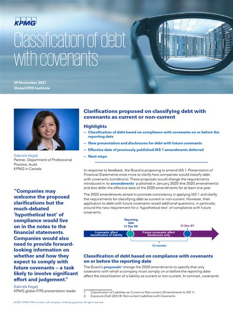 Classification Of Debt With Covenants Printable Pdf International