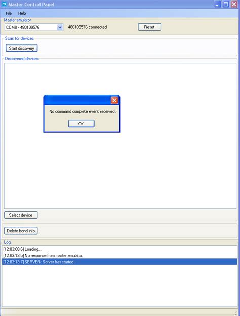 SOLVED No Command Complete In MCP Nordic Q A Nordic DevZone