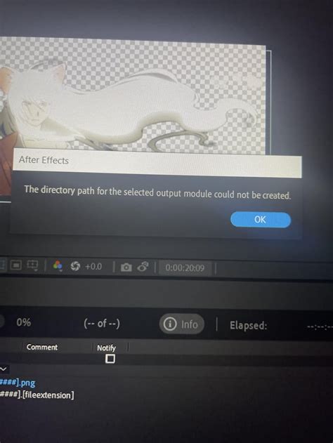 Render Error Raftereffects