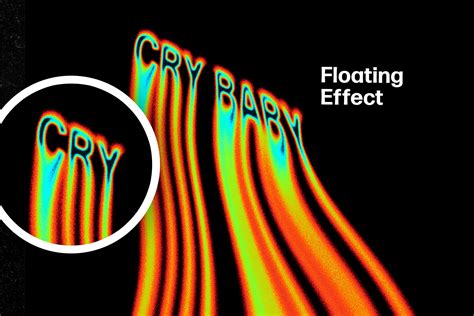 Floating Text Effect Design Cuts