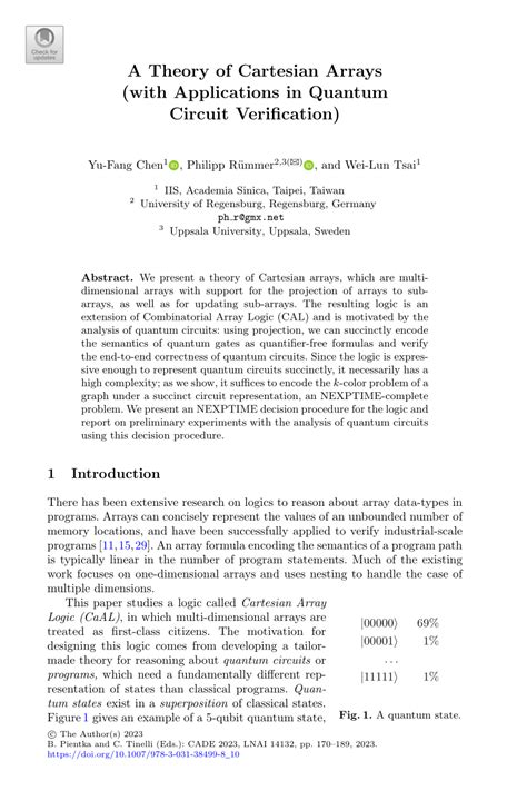Pdf A Theory Of Cartesian Arrays With Applications In Quantum Circuit Verification