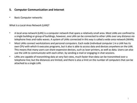 Computer Communications And Networks Ppt Computer Networking Computing