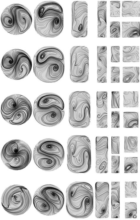 9 Instantaneous Tangential Streamlines Of The Fluctuating Field At A