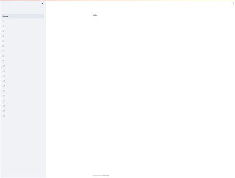 Set Height Of Sidebar In A Multipage App And Sidebar Components Using