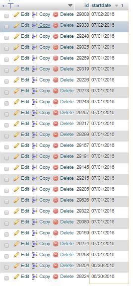 mysql add days to a date column and then check if it s between two