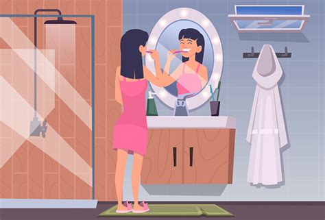 치과 배경 치과 구강 관리 개념 일러스트 와 의사 유니폼 정확한 벡터 템플릿 양치질에 대한 스톡 벡터 아트 및 기타 이미지 양치질 여자 일러스트레이션 Istock