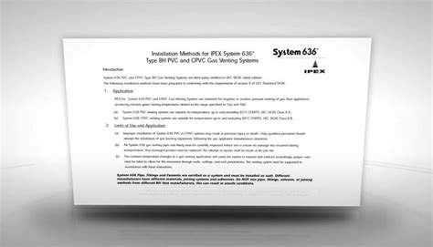 System 636 Installation Guide Ipex