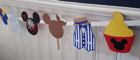Disney Banner Mickey Banner Main Street Banner Disney Etsy