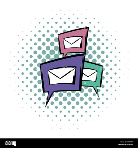 Chat Bubles Comics Icon Stock Vector Image And Art Alamy