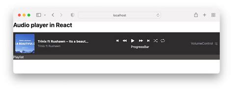 Building An Audio Player In React To Play Sound Or Music Logrocket Blog