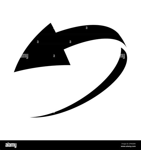 Simple Loop Circle Arrow Icon Stock Vector Image And Art Alamy