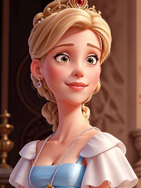 Princess Doll Cartoon Character Oriental Beauty Stock Illustration