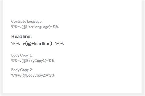 How To Create A Multilingual Email With Ampscript Lookup