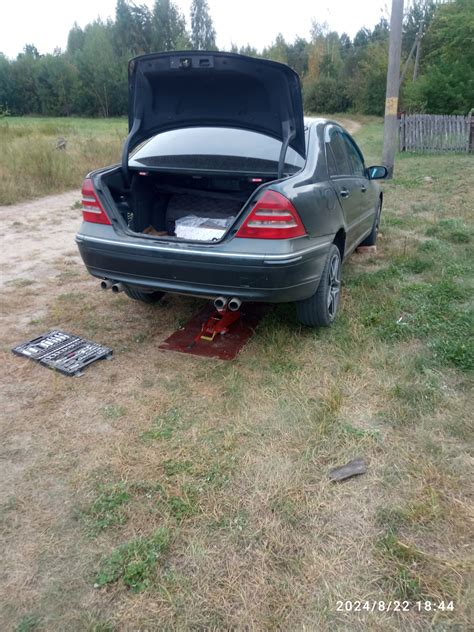Задние пружины — Mercedes-Benz C-Class (W203), 2 л, 2000 года | своими ...