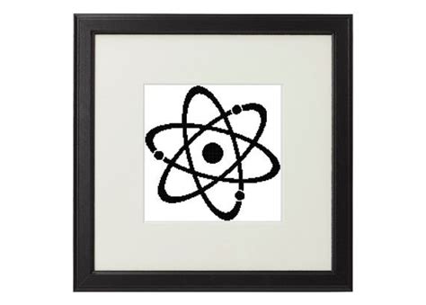 Nucleus Physics Cross Stitch Pattern Cross Stitch Counted Cross Stitch Counted Cross Stitch