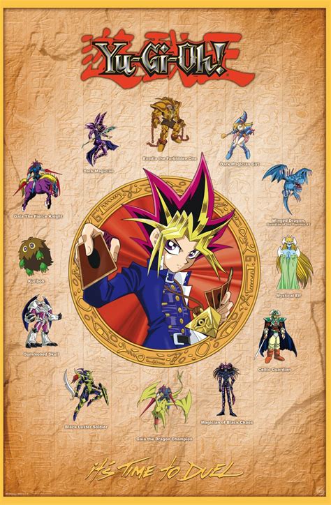 Yu Gi Oh Yami Yuigi Póster Lámina Compra En Posters Es
