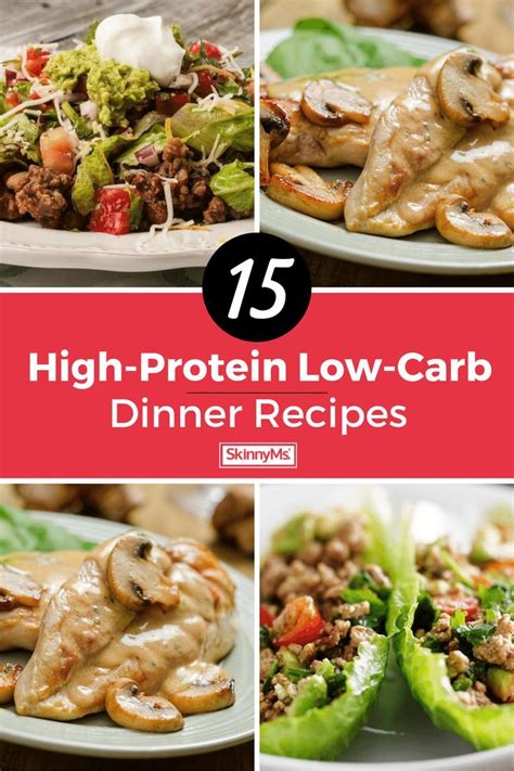 15 High Protein Low Carb Dinner Recipes Low Carb Dinner Healthy Low