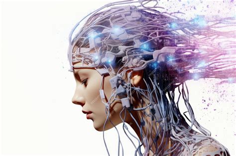 Premium Ai Image Neural Network Supercomputer In The Form Of A