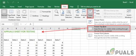 How To Freeze Row And Column In Microsoft Excel