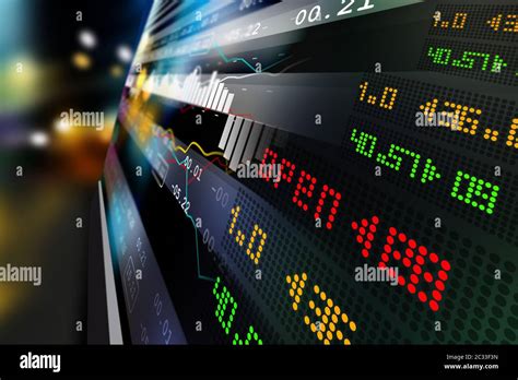 Data Analyzing In Stock Market Stock Photo Alamy