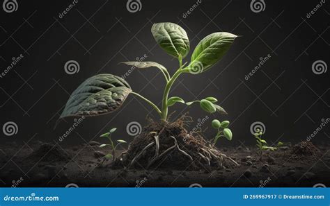 Seedling Generative AI Stock Image Image Of Grow Soil
