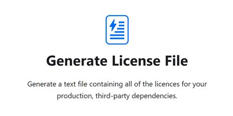 Github Tobyandtobygenerate License File Generates A Text File