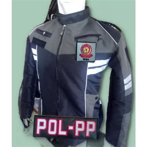 Jual Jaket Pol Pp Jaket Dinas Pol Pp Bahan Taslan Anti Air Shopee Indonesia
