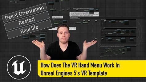 Understanding The Vr Hand Menu In Unreal Engines 5s Vr Template Youtube