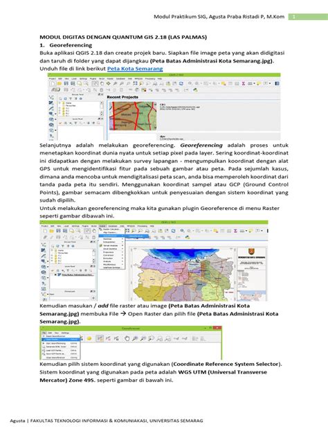 Modul Digitas Dengan Quantum Gis 2 Pdf Komputer
