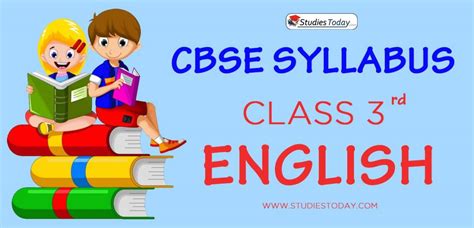 Cbse Class 3 English Syllabus
