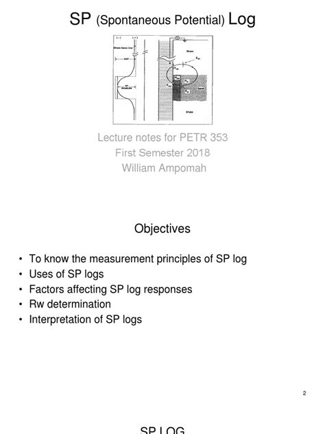 Sp Logging Pdf Chemistry Applied And Interdisciplinary Physics