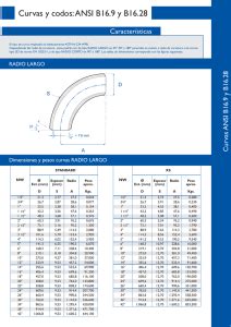 Tabla De Dimensiones Y Pesos De Conexiones De Acero Astm A 234 Wpb