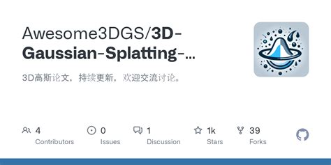 3d Gaussian Splatting Papers Abs 2407 13584 Md At Main · Awesome3dgs 3d