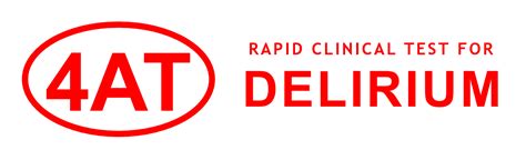 4 Dsd Delirium Assessment Tool For Dementia Patients — 4at Rapid Clinical Test For Delirium
