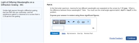 Solved Visible Light Passes Through A Diffraction Grating