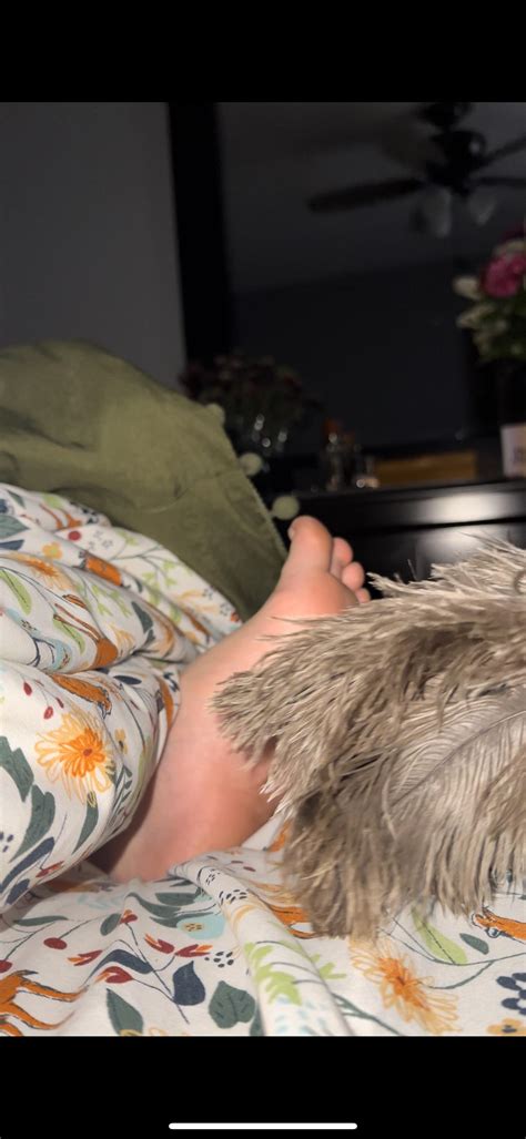 My Girl Lets Me Tickle Her Feet In Her Sleep And I Just Started